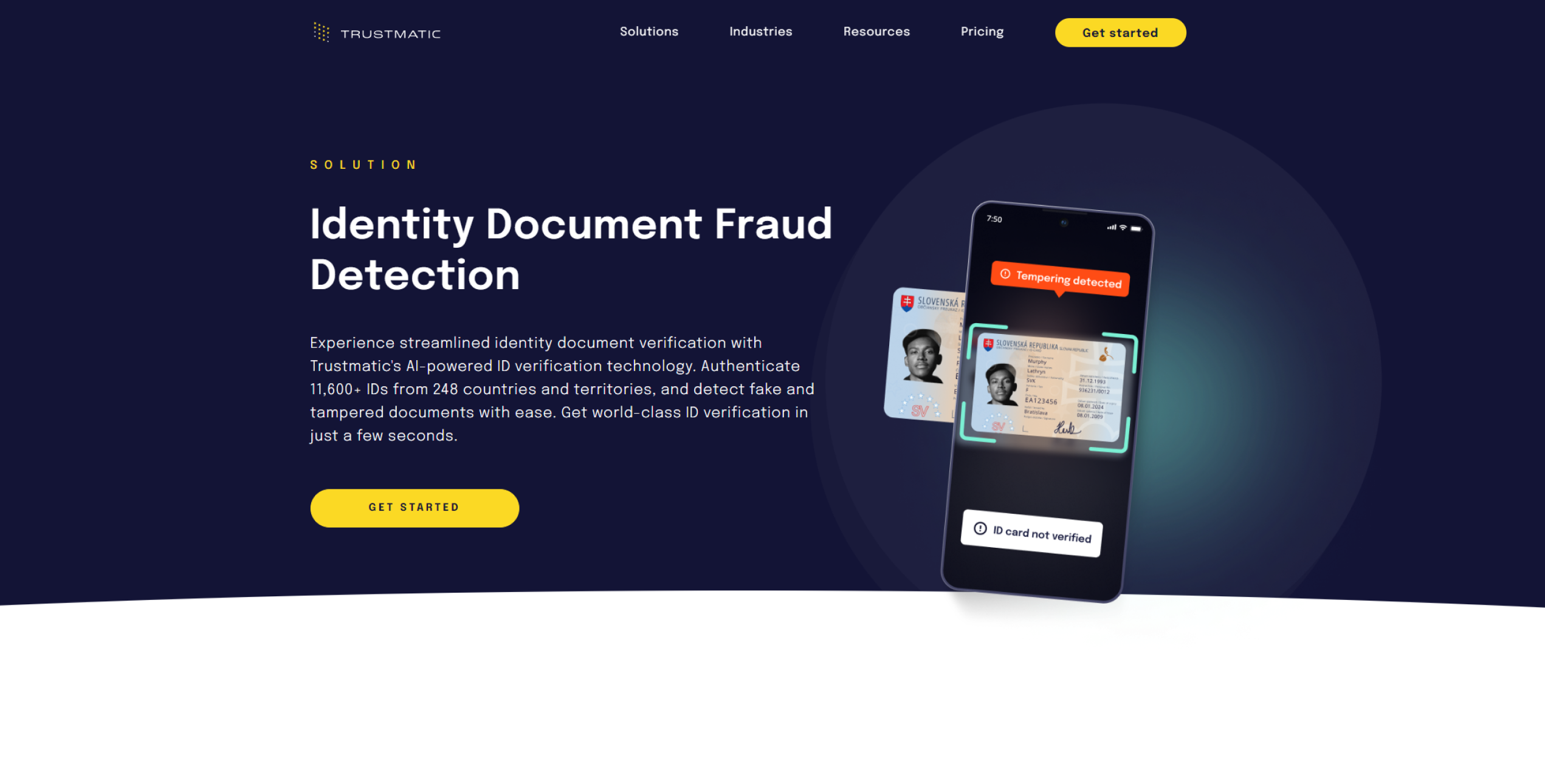 Identity Document Fraud Detection l Trustmatic