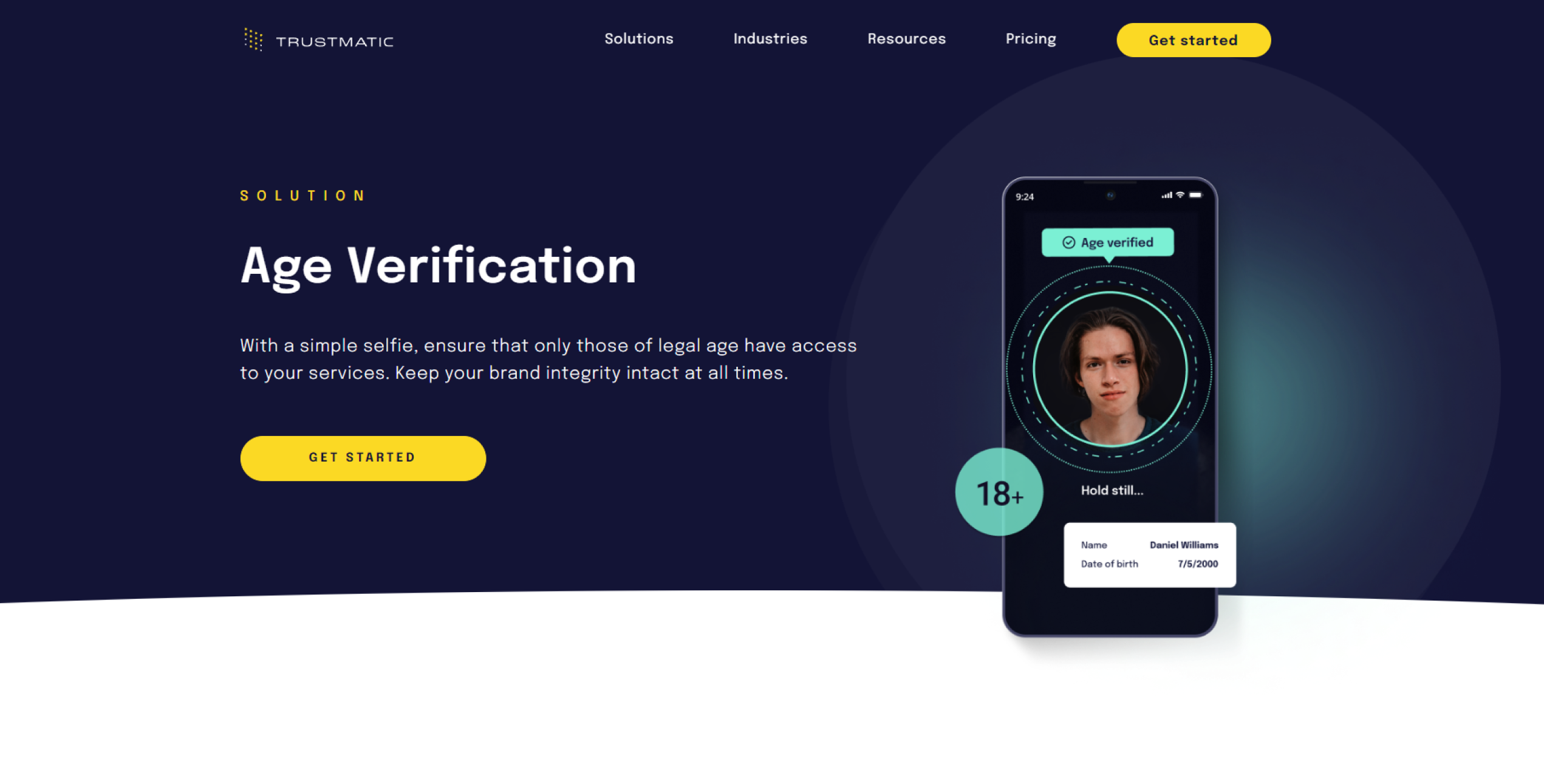 Age Verification Software I Trustmatic